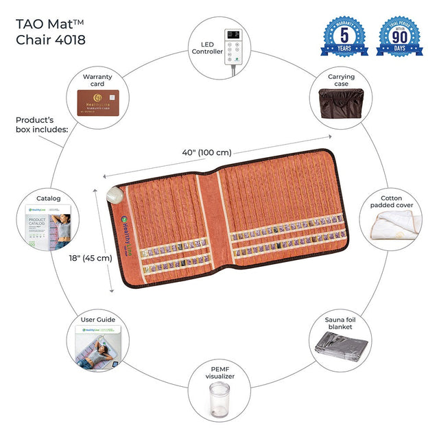 TAO-Mat® Chair 4018 Firm | PEMF InfraMat Pro® | Shockwave Therapy Pro